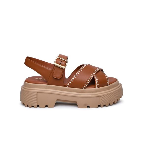 Hogan | Shoes | Hogan Hogan H644 Lambskin Leather Sandals | Poshmark